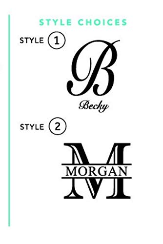 Monogram Tumbler Cup 20oz Insulated Custom Engraved (Light Blue)
