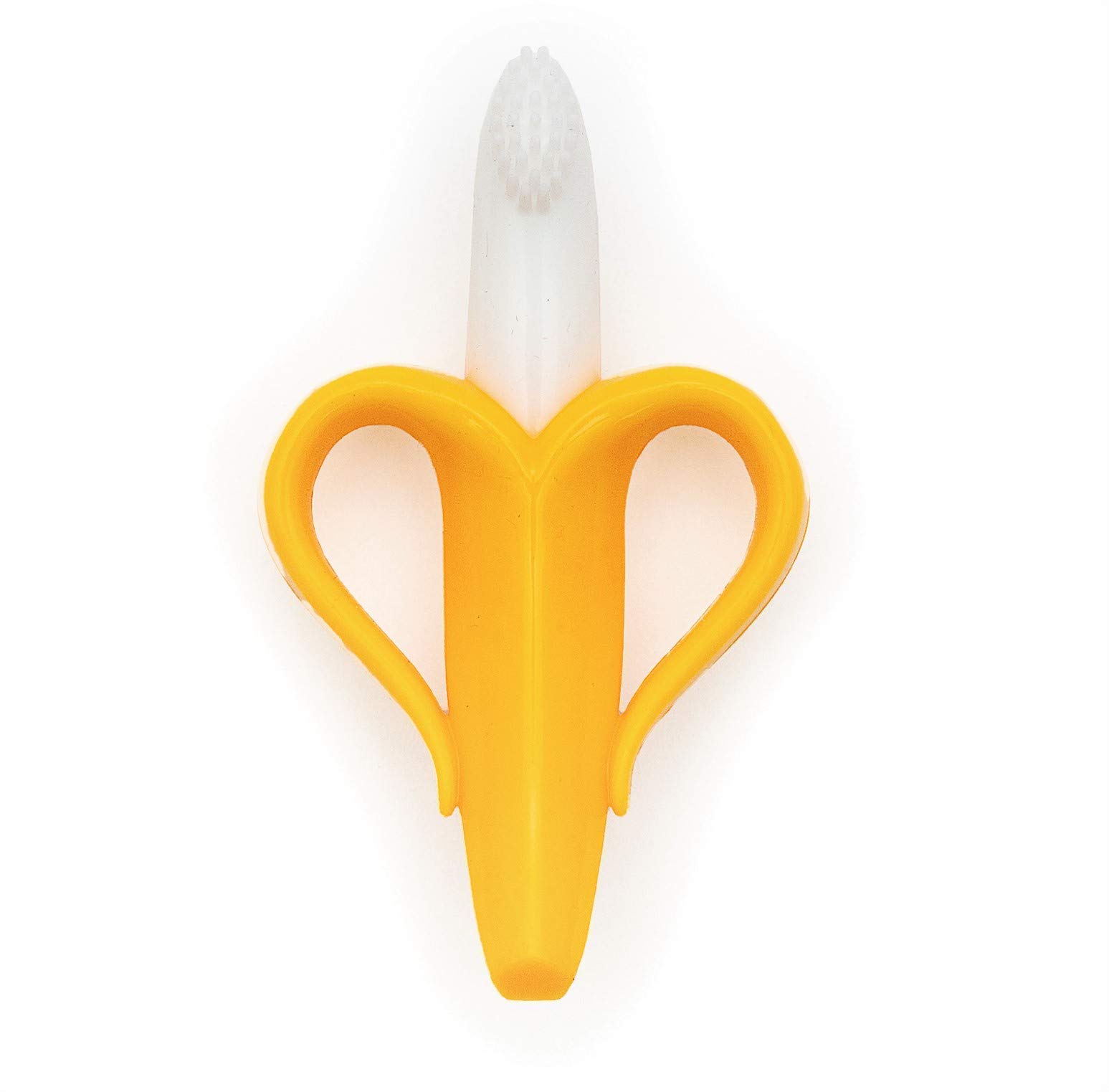 Jolly Dale Baby Teething & Feeding Set with Silicone Baby Bucket Bib, Baby Banana Teether & Baby Mesh Food Feeder Pacifier - Soft, Food-Grade Silicone - Perfect Teether Kit for Babies & Toddlers