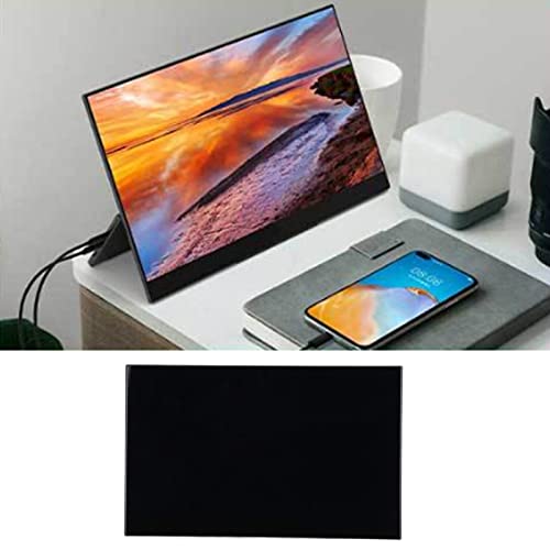 Rengu Portable Touch Screen, 15.6 Inch PD Charging, 15.6 Inch 4K Touch Screen, Clear Sound with Two Speakers for Phone, Laptop and Computer (US Plug)
