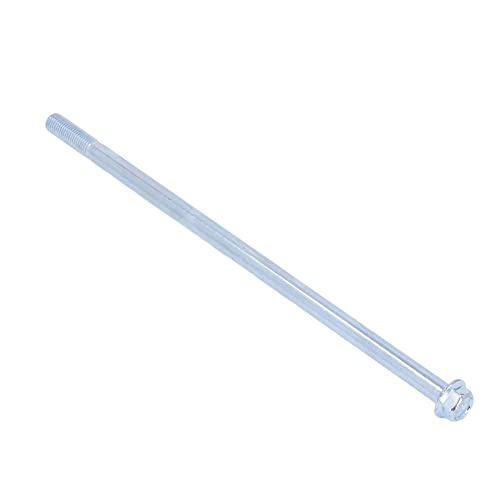 Raguso Hex Half Tooth Bolts, 10 Pcs Half Thread Bolt Carbon Steel Lengthened for Polishing Machine(10x250)