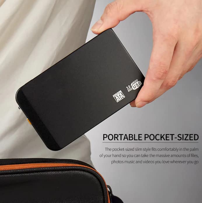 Portable HDD External Hard Drive 1TB for PC Desktop Mac