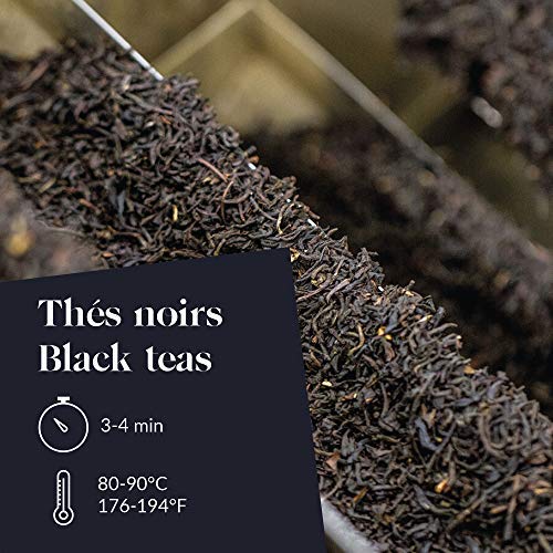 Kusmi Tea - Sweet Love Bio - Blend of Black Tea, Pink Pepper, Guarana & Spices - Organic Flavore Black Tea - 3.5 oz Loose Tea