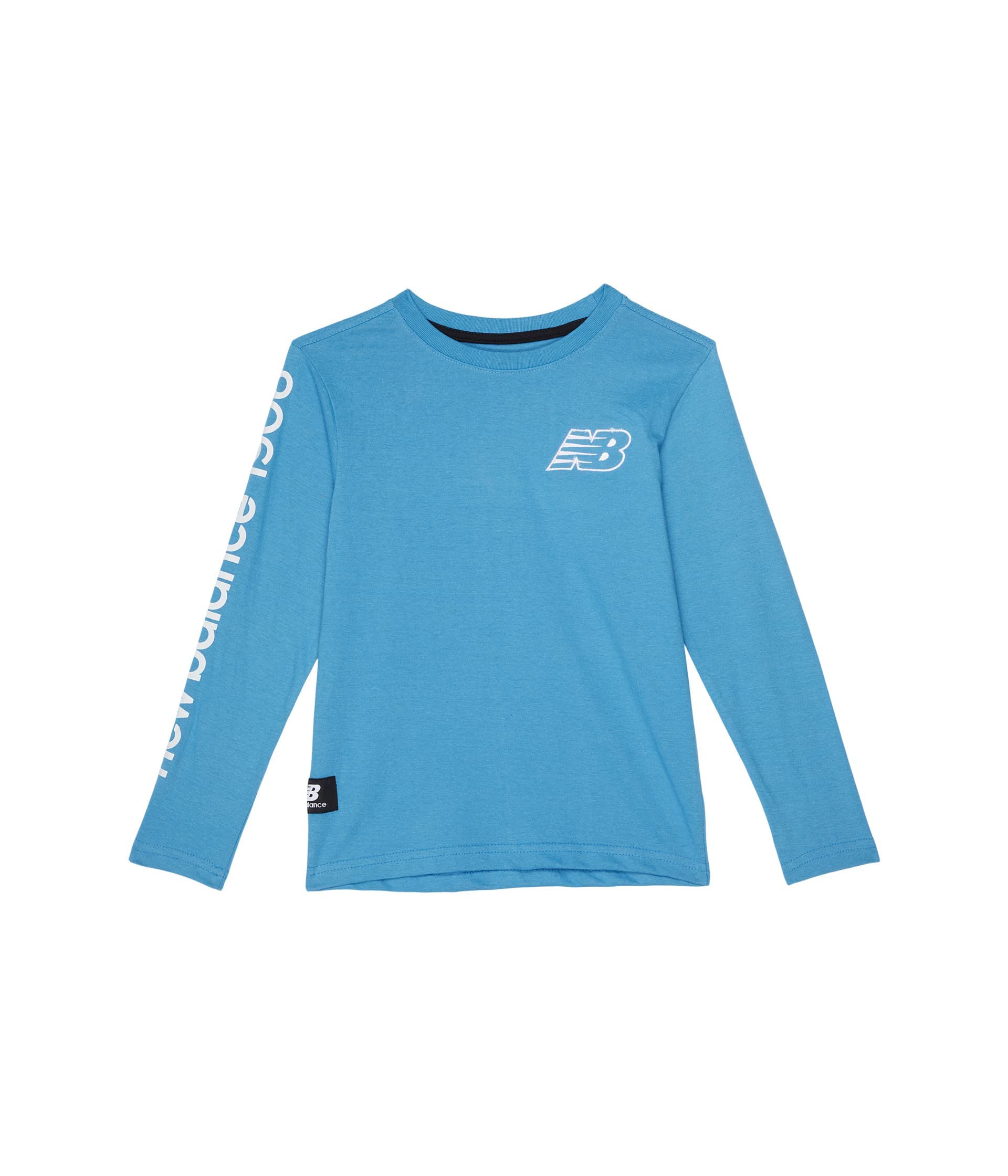 New Balance Boy's Core Long Sleeve Tee (Big Kids) Sky Blue XL (18-20 Big Kid)