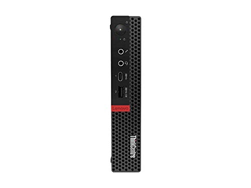 Lenovo ThinkCentre M720q Tiny Home and Business Desktop Black (Intel i5-8500T 6-Core, 32GB RAM, 256GB PCIe SSD, Intel UHD 630, 3xUSB 3.1, 1xHDMI, 2 Display Port (DP), Win 10 Pro) (Renewed)