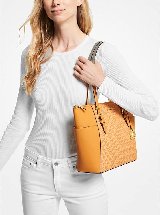 MICHAEL KORS Large Leather Top Zip Tote Bag (HONEYCOMB MULTI)