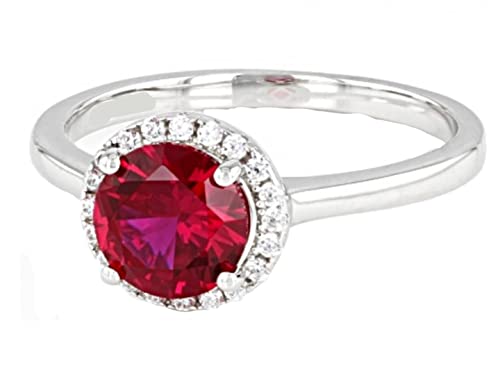 Natural Ruby Sterling Silver Womens ring, christmas, 925 Silver Ring AJA-114