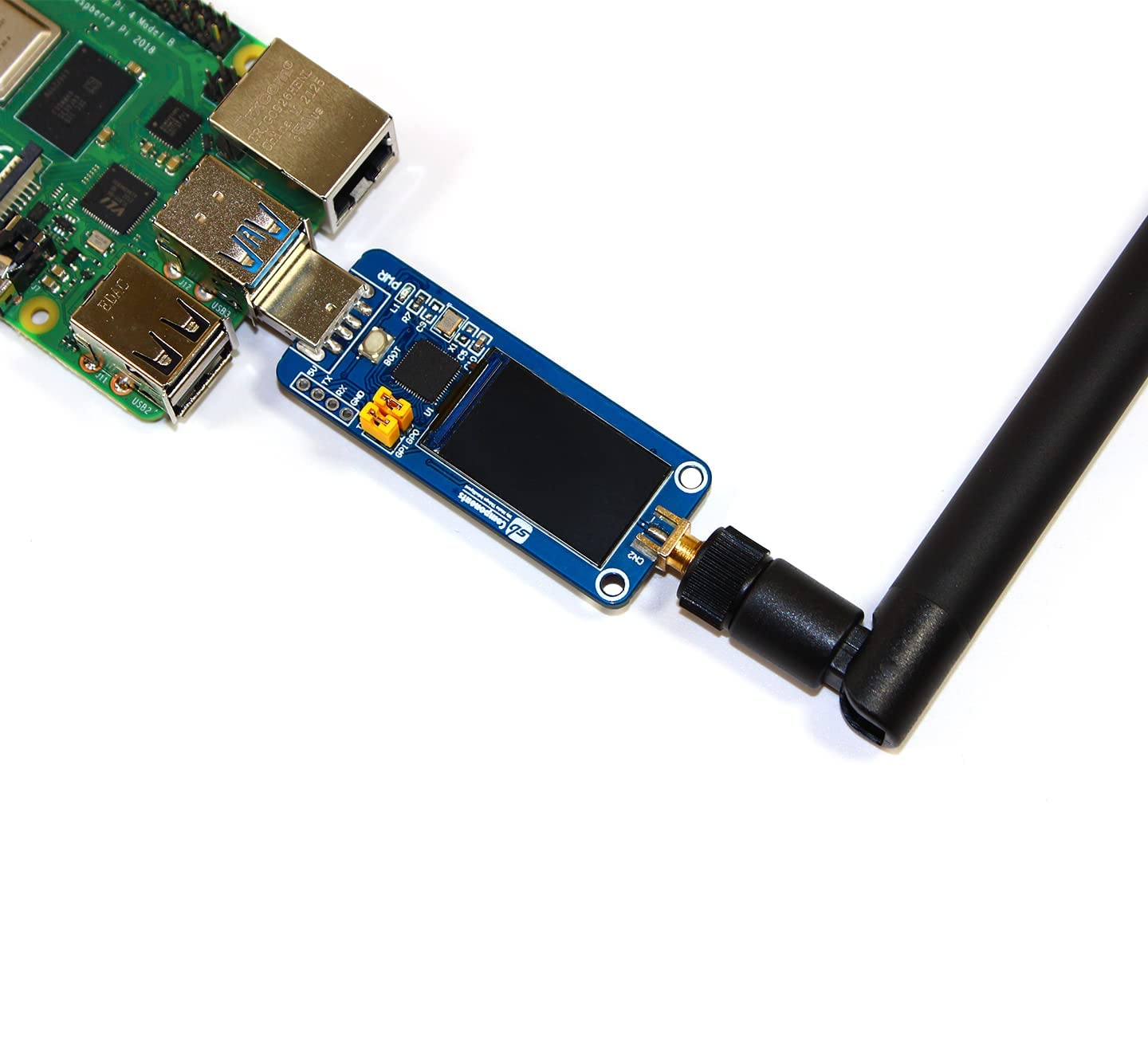 RangePi - LoRa and RP2040 USB Stick, Portable LoRa Dongle Based on Raspberry Pi 2040 Smart Data Transmission LoRa Module - Transmission up to 5 KM (868MHz)