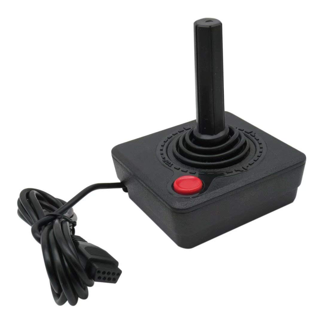 Qblahip Durable Alternative Joystick Controller for Atari 2600 Console System Black
