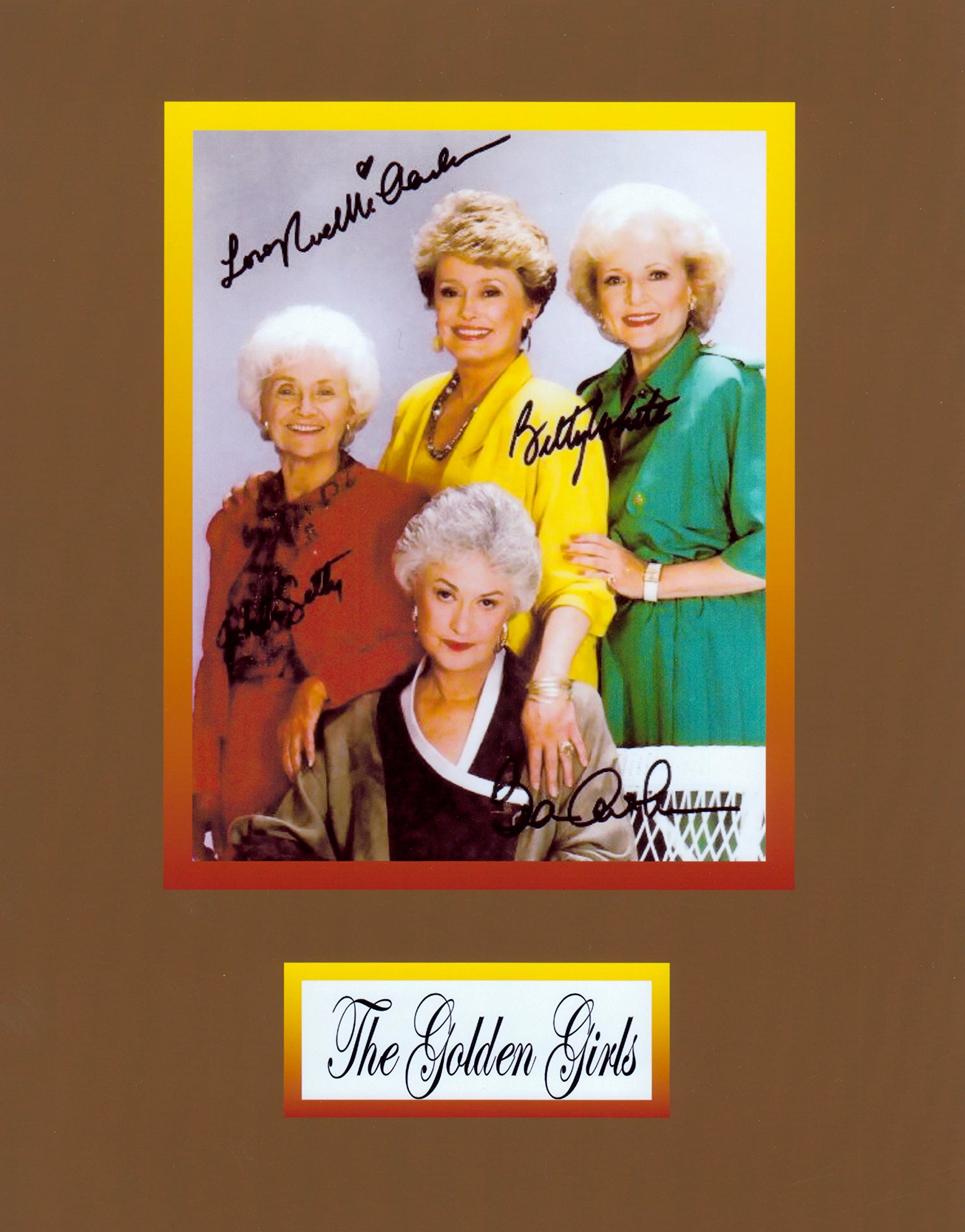 Kirkland Signature The Golden Girls, 8 X 10 Photo Autograph on Glossy Photo Paper