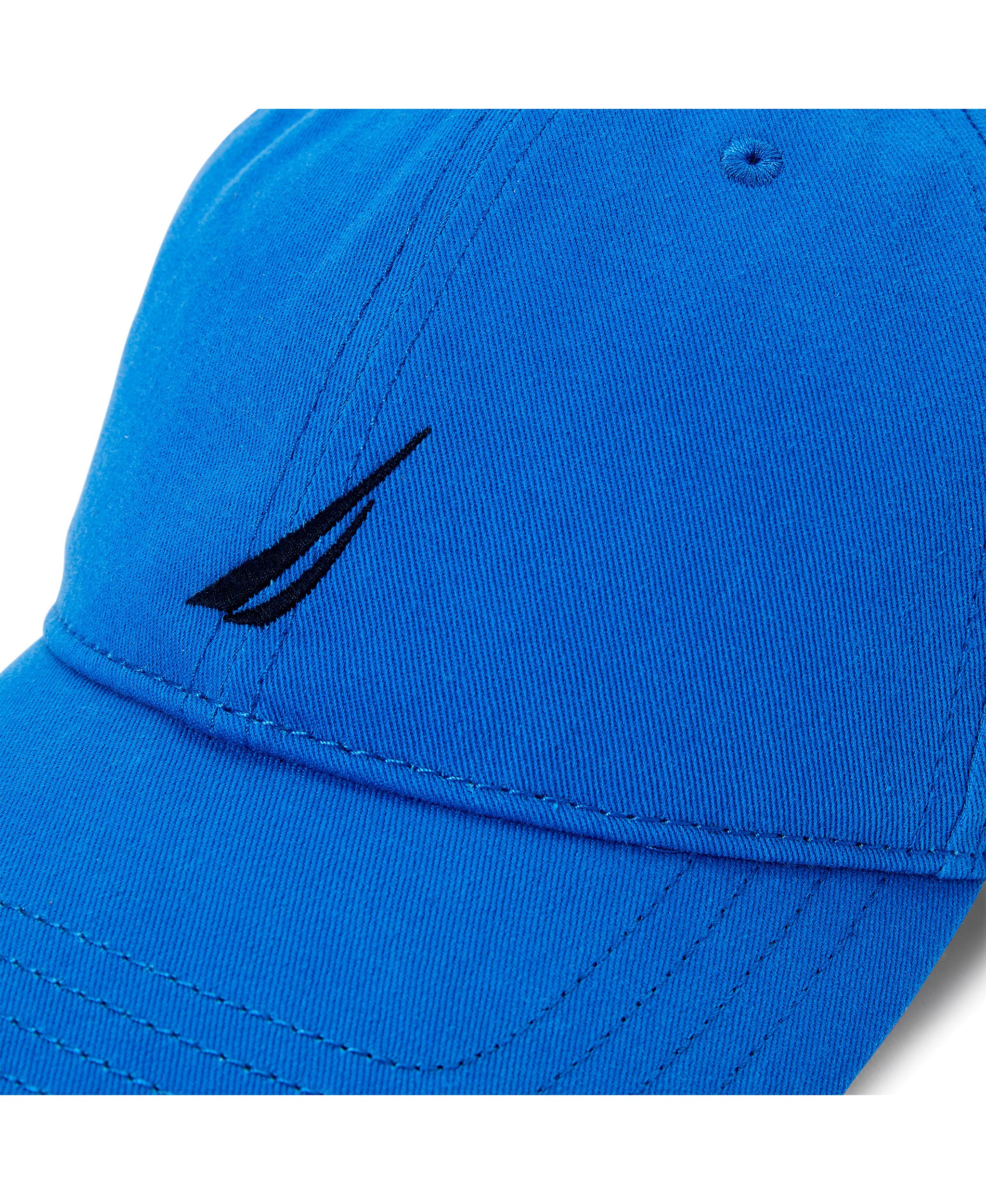 Nautica Men's J-Class Logo 6-Panel Cap,Spinner Blue,OSZ