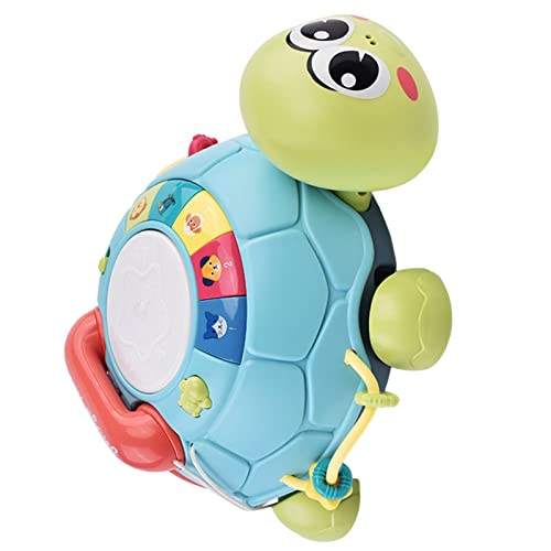 Musical Turtle Toy - Baby Crawling Toys for Babies 12+ Months - Learning with Sound, Music, Lights, Phone, Letters, Numbers - for Motor Skills, Cognitive Development, Hand-Eye Coordination