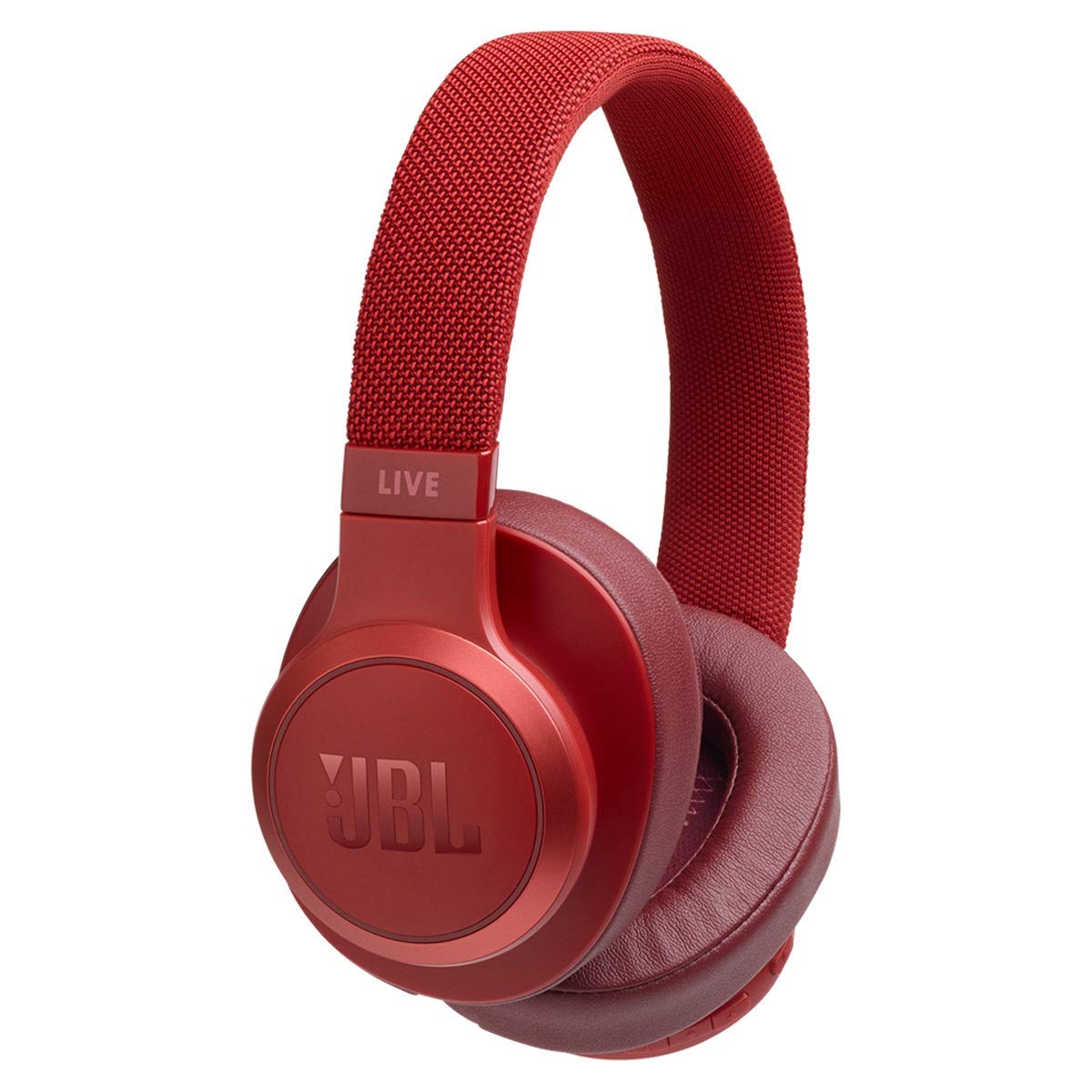 JB Live 500 BT, Around-Ear Wireless Headphone - Red (Renewed)