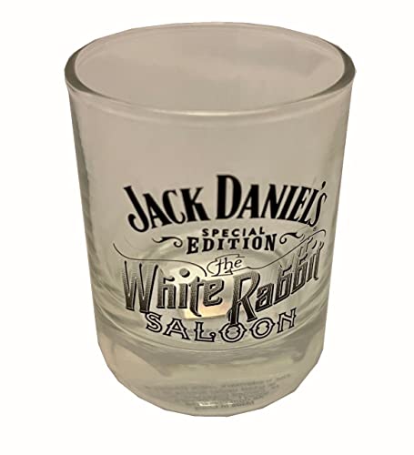 M. CORNELL IMPORTERS Jack Daniel's White Rabbit Saloon Shot Glass Official Licensed Glassware