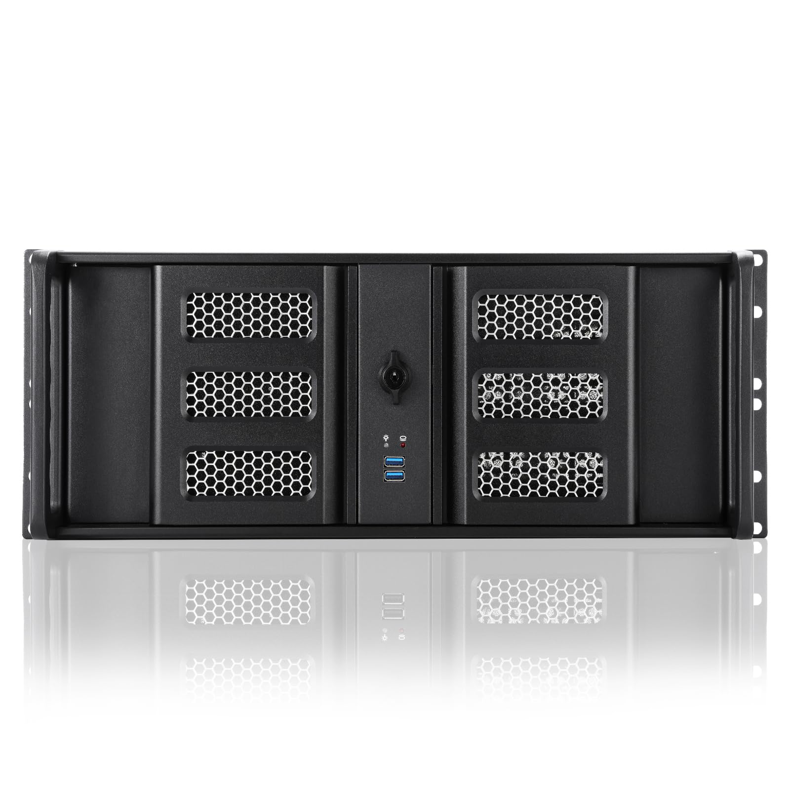 RackChoice 4U Rackmount Server Chassis with 3x5.25 Front Bays+7x3.5 +3x2.5 Drive Bays