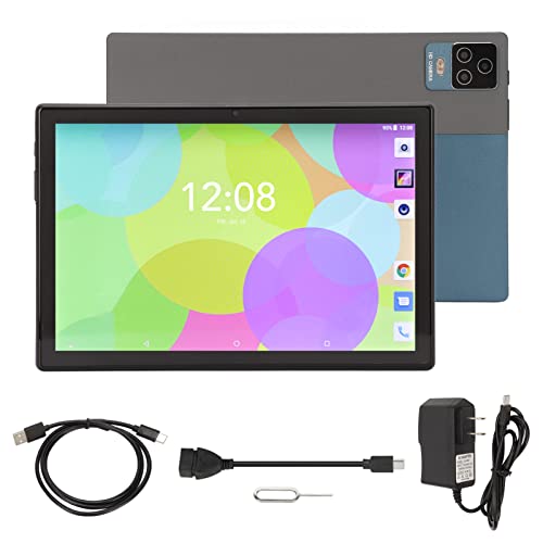 Naroote 10.1 Inch Tablet for Calling Tablet Blue 4GB 32GB 1280x800 IPS 5MP Front 13MP Rear 8.1 (US Plug)