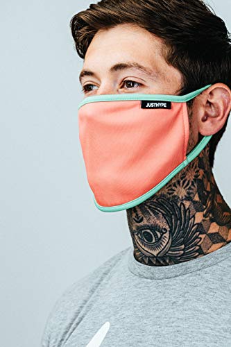 Hype ADULT PINK & BLUE FACE MASK