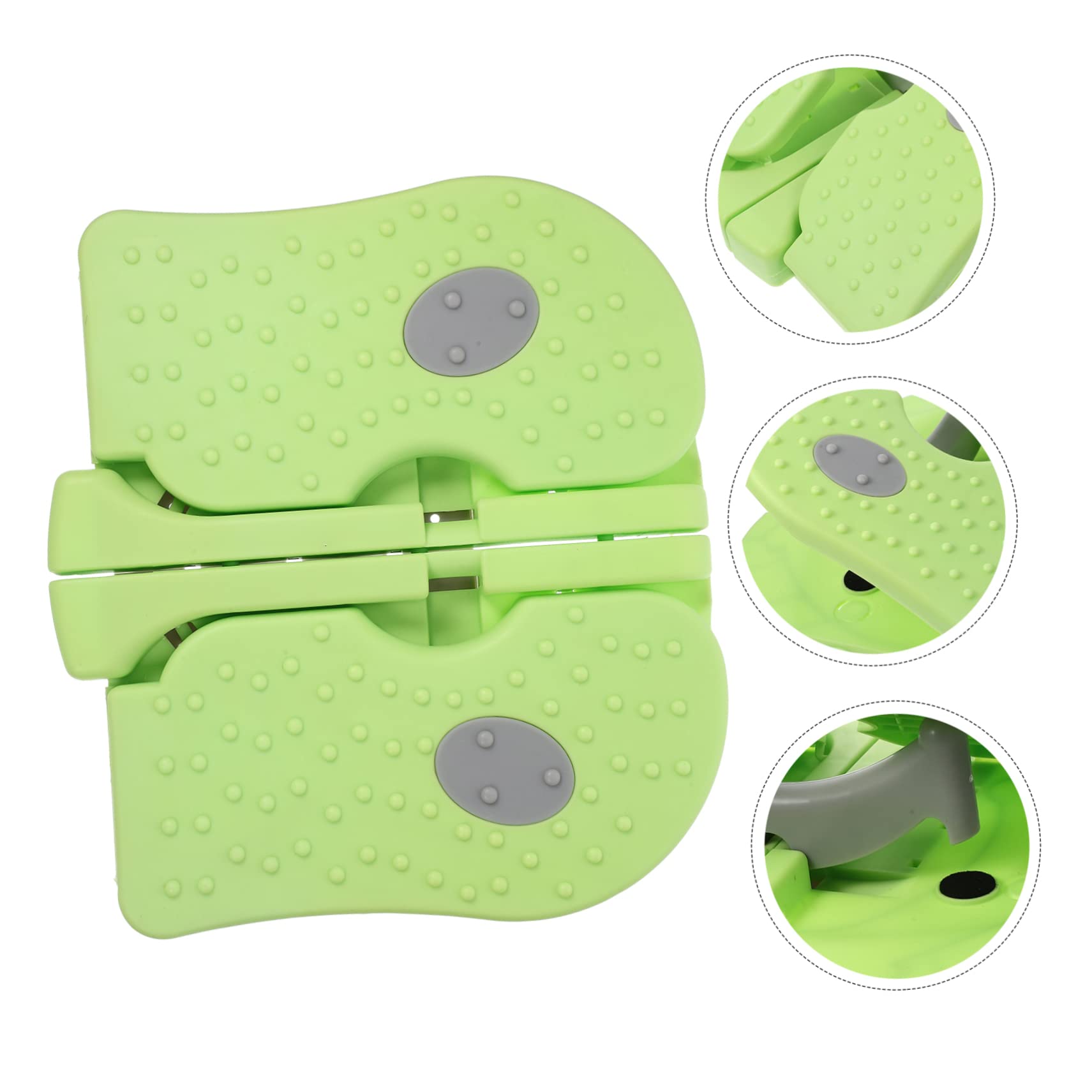 INOOMP 4pcs Mini Stepper Muscles Foot Peddle Stair Masters for Exercise Home Mini Pedal Exerciser Stepper Machine Under Desk Stair Step Platform Trainer Small Plastic Work Pedals