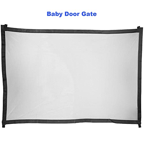 Jacksing Safty Baby Gate, Baby Door Gate Baby Gate Retractable Doorway Baby Gate for Indoor(S)