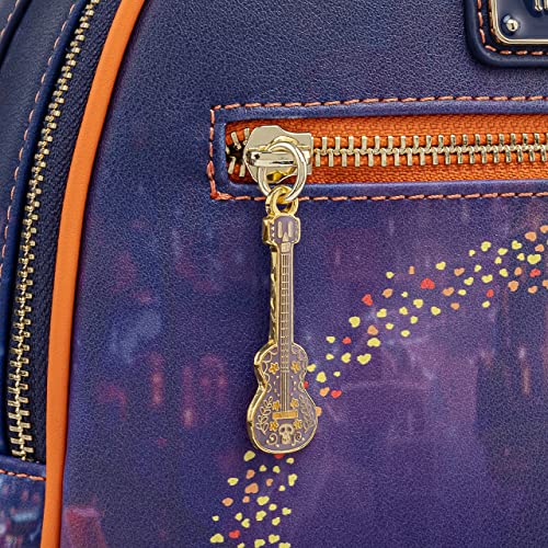 Loungefly Coco Marigold Bridge Mini Backpack BlueOrange