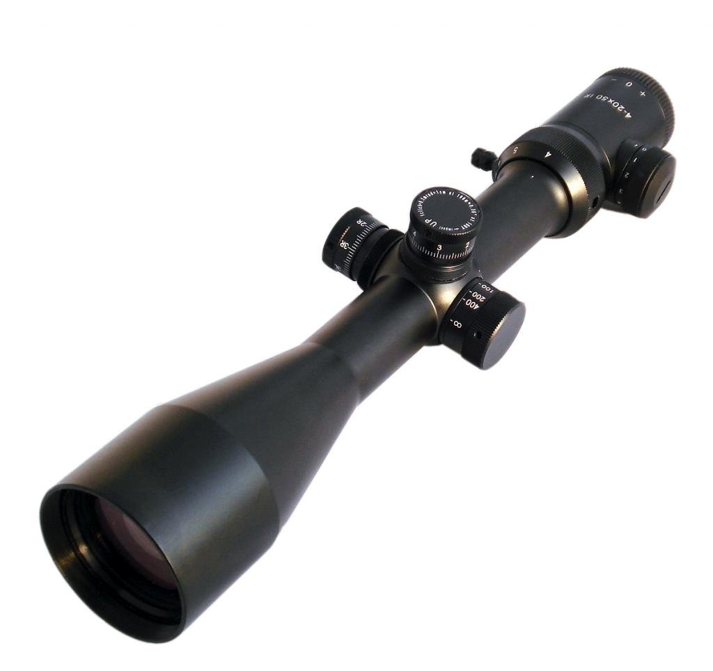 Hi-Lux Optics PentaLux Tac-V 4-20 Scope with Illuminated Reticle, Green
