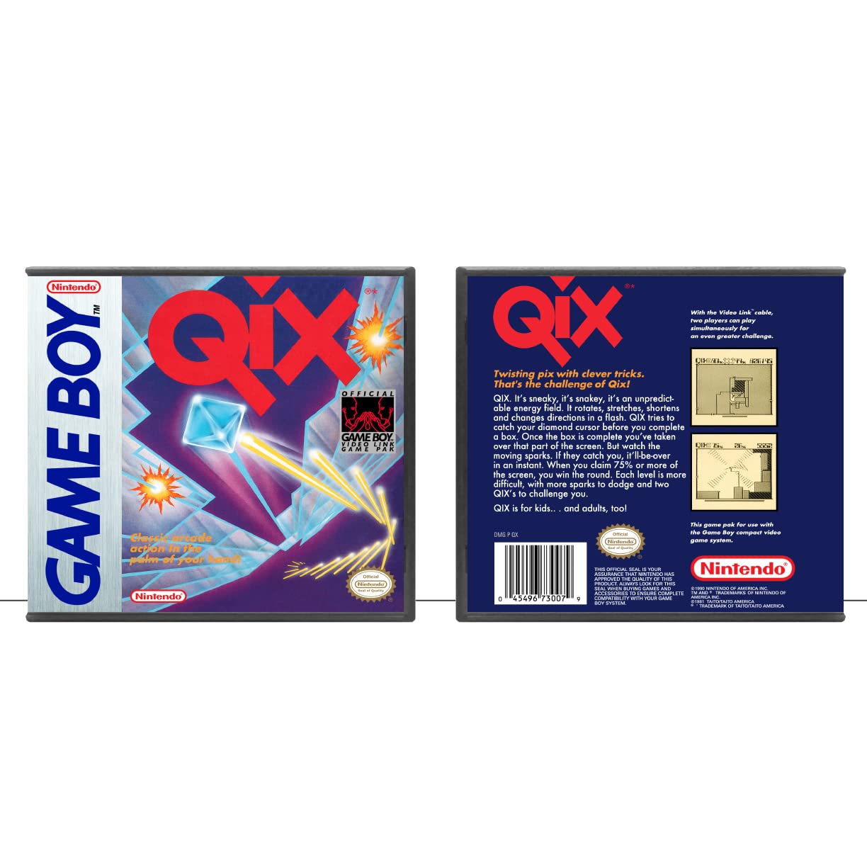 Qix | (GB) Game Boy - Game Case Only - No Game