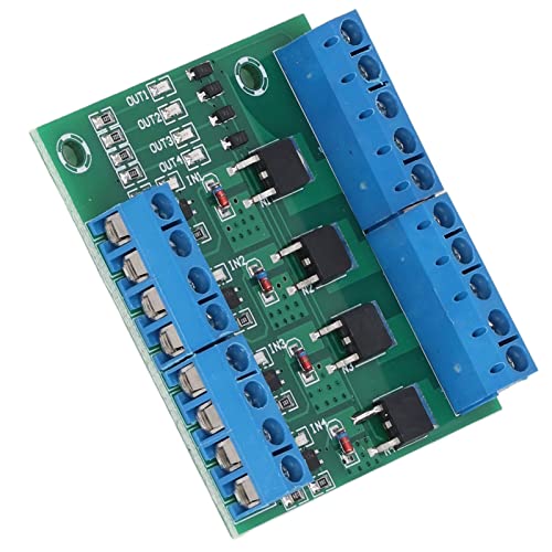 PLC Drive Board, MOS Driver Module Easy Control PWM 3-20V Input DC 3.7V‑27V Output Stable Performance for Pump