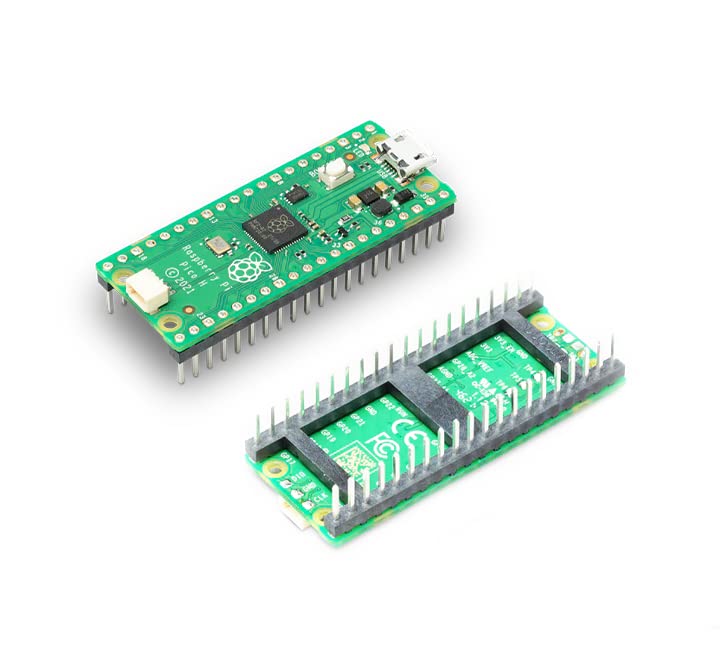 Raspberry Pi Pico H Microcontroller Board Powered By RP2040 Dual-core ARM Cortex M0+ Processor Pi Pico H with Breadboard kit