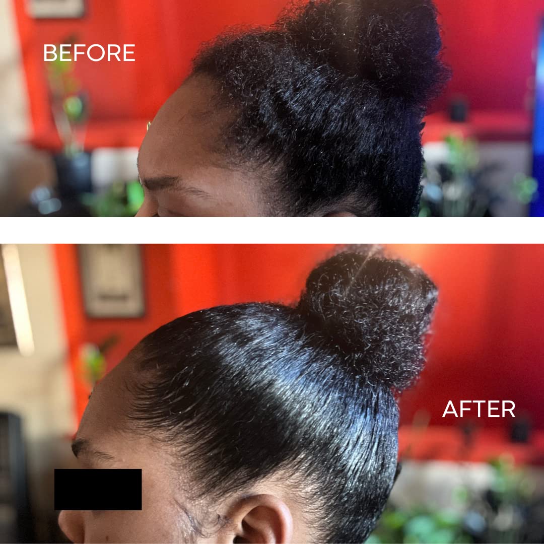 Premium Grade Edge Control- 5oz.- Strong Hold, for 4c hair, adults and kids, No flaking, Non-Greasy (Mango)