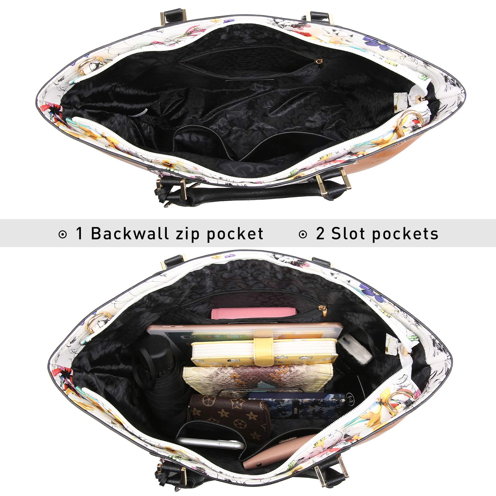 MKP Women Fashion Tote Bag and Denim Purse