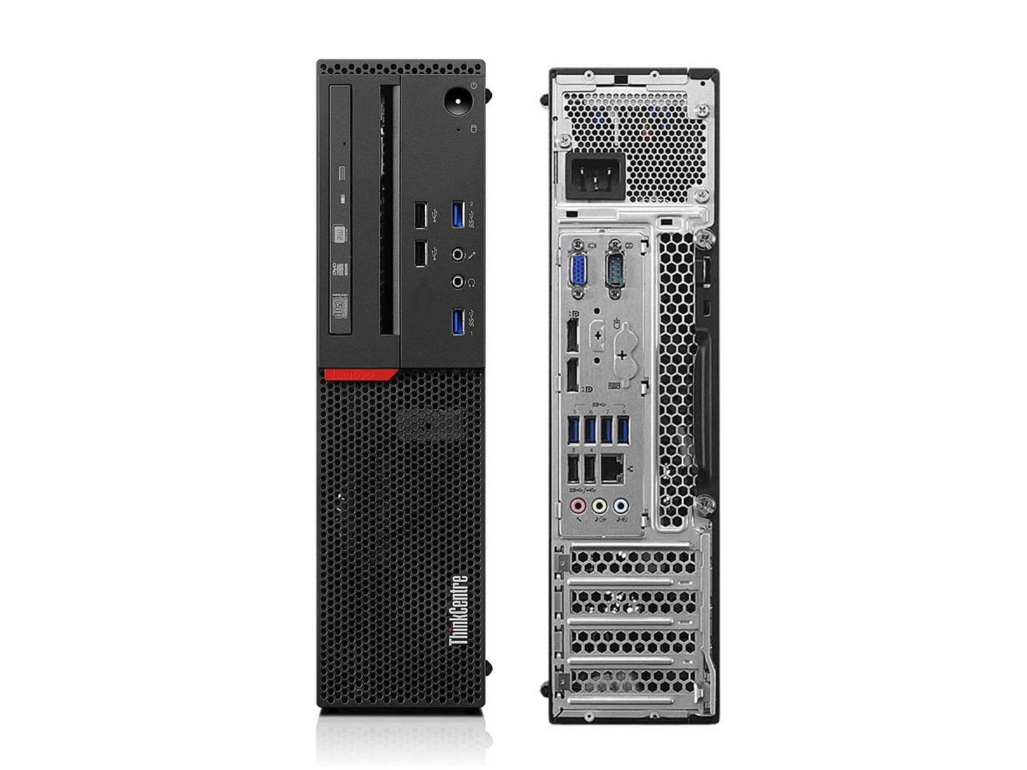 Lenovo ThinkCentre M700 SFF Desktop Computer, Intel Core i7-6700, 32GB RAM 512GB SSD + 1TB HDD, DVD-RW,HDMI,AC7260 WiFi,Bluetooth,Desk Mat,Keyboard & Mouse,Windows 10 Pro (Renewed)