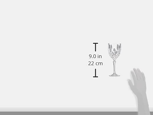 Marquis by Waterford Markham Goblet Set of 4, 4 Count (Pack of 1), Clear