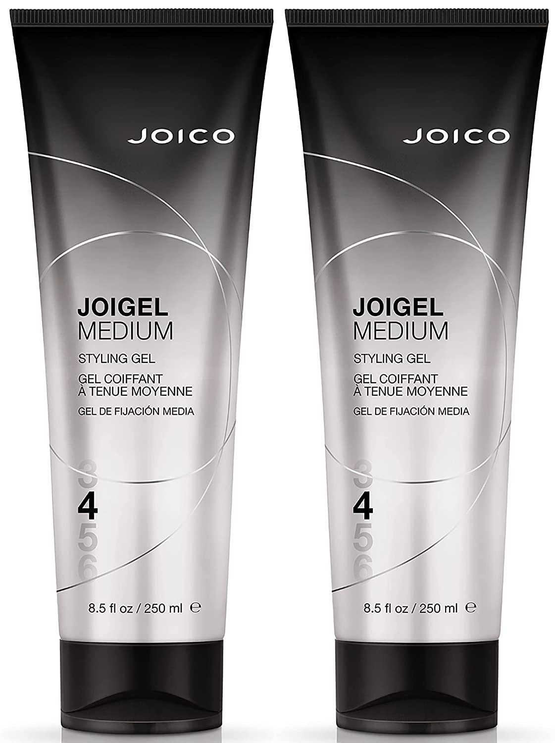 JoiGel Medium Styling Gel | For Most Hair Types | Add Body and Volume | Lock In Moisture & Boost Shine | Thermal Heat & Humidity Protection | Protect Against Pollution | 8.5 Fl Oz (Pack of 2)