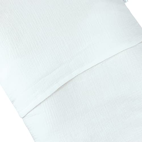 NoomiNest Baby Lounger Cover ONLY | 100% Muslin Cotton (Pure White)