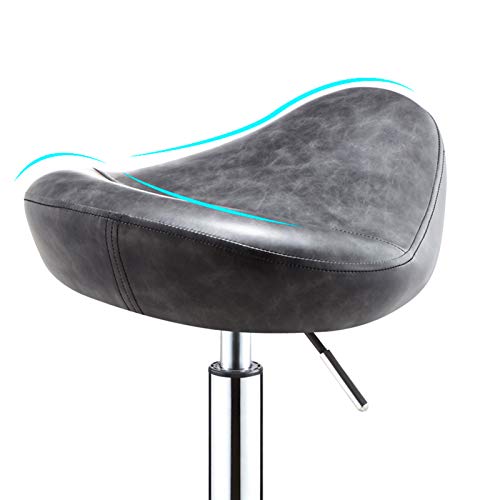 PRMAL Bath Stools,Saddle Stool Ergonomic, Dental Chair for Dentist Saddle Doctor's Stool Adjustable Mobile Chair Pu Leather Dentist Chair Dental Stool/Color1