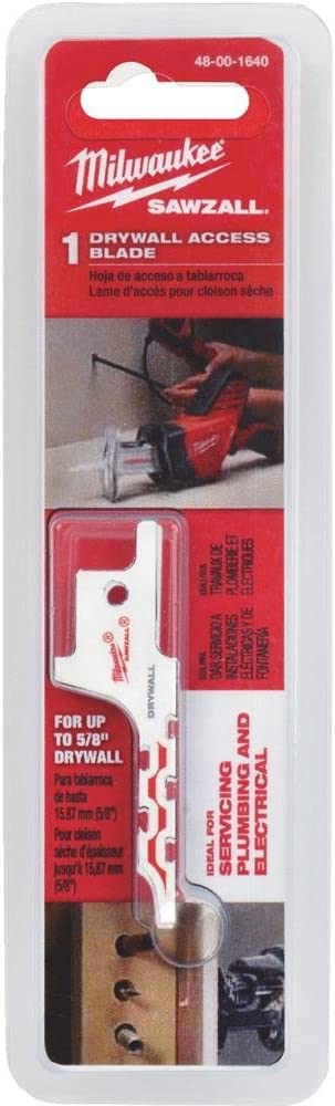 Milwaukee Electric Tool 48-00-1640 Reciprocating Saw Blade, 5 TPI, 6", Carbide
