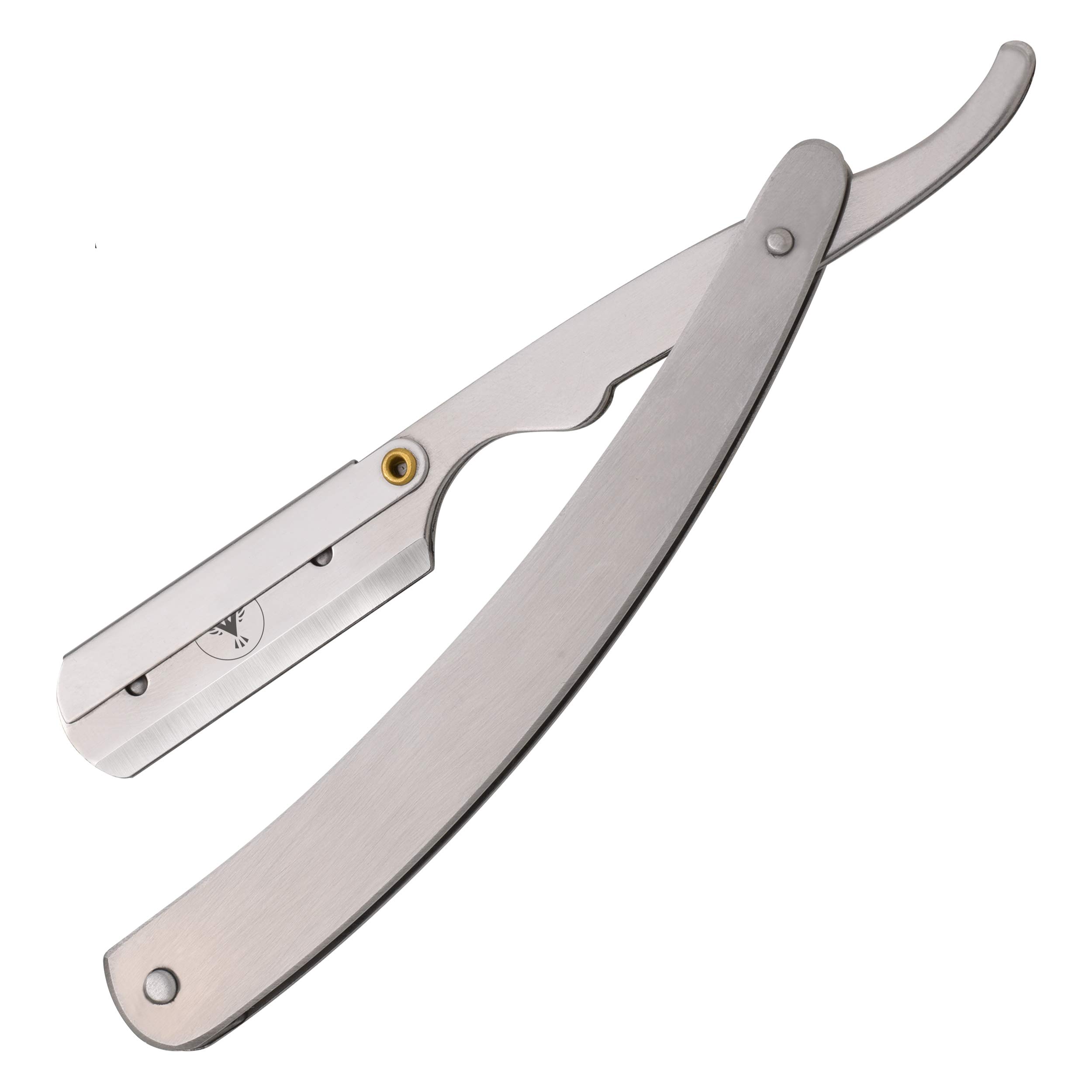 KOEL Professional Vintage Straight Edge Shaving Razors Barber Beauty Salon Classics Hair Remover Stainless Steel Handle for men (Design 1)