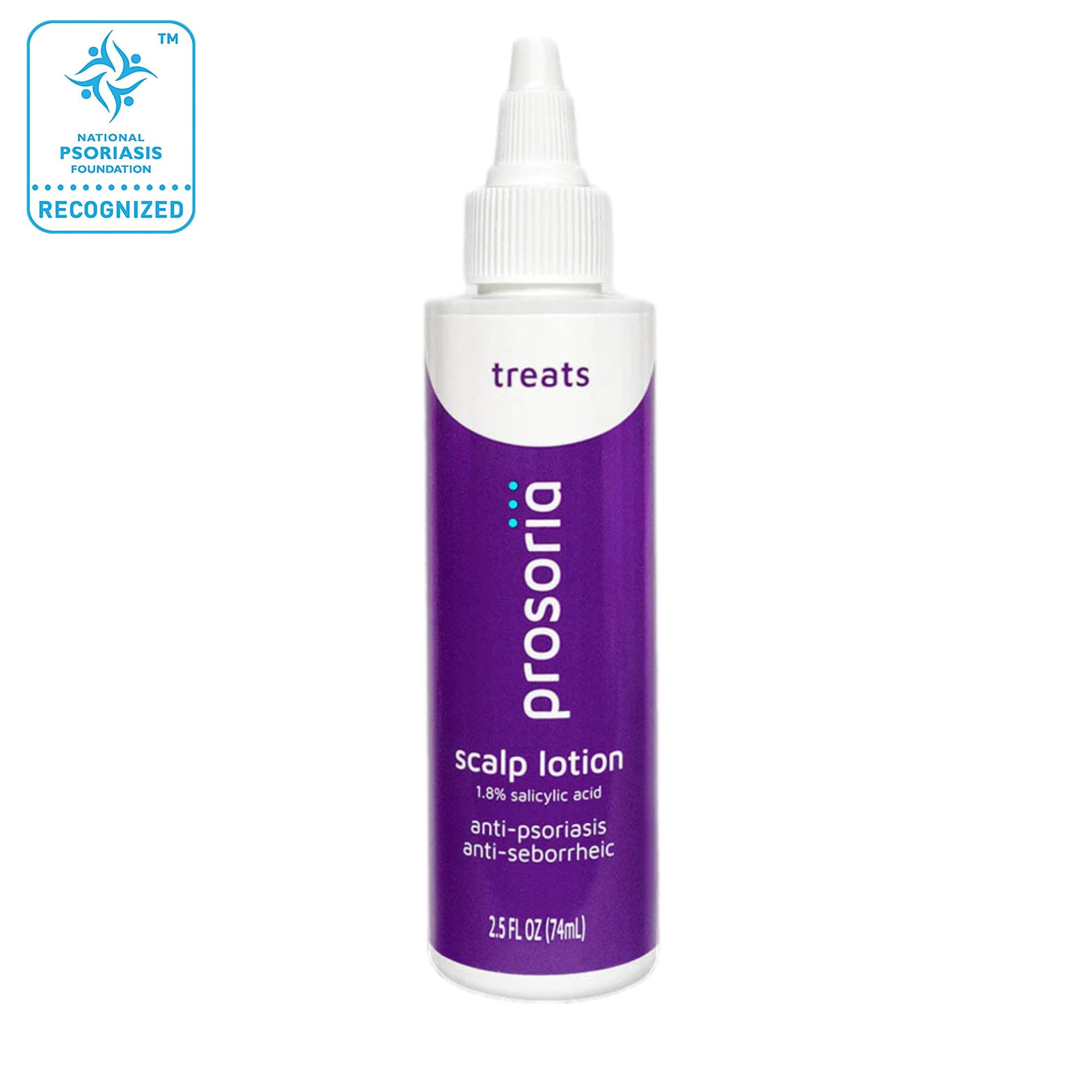 Prosoria Scalp Lotion (2.5 oz) Relieves and Prevents Scalp Psoriasis and Dandruff Symptoms Fast Including Itching, Flaking, Scaling, Irritation and Dryness 2.5 oz