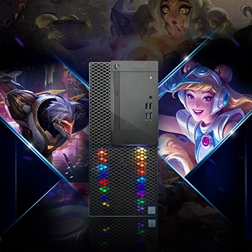 RGB Gaming Desktop PC, Intel Quad I5 up to 3.6GHz, 16GB RAM, Radeon RX 550 4G GDDR5, 512G SSD, WiFi & Bluetooth, RGB Keyboard & Mouse, Win 10 Pro (Renewed)