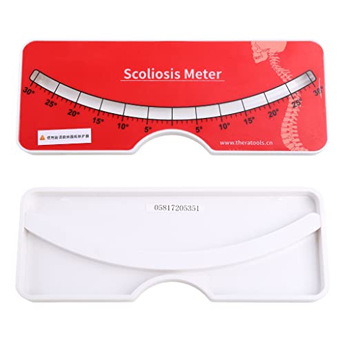 Portable Scoliosis Meter 0‑30° Scoliometer Measuring and Testing Meter Back Spine Diagnosis