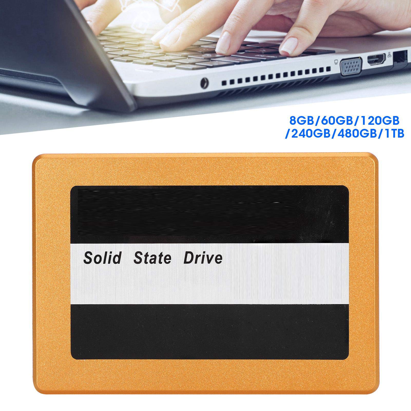 Rankomu Internal Solid State Hard Disk SSD for Laptop PC Desktop (8GB/60GB/120GB/240GB/480G/1TB)(120GB)