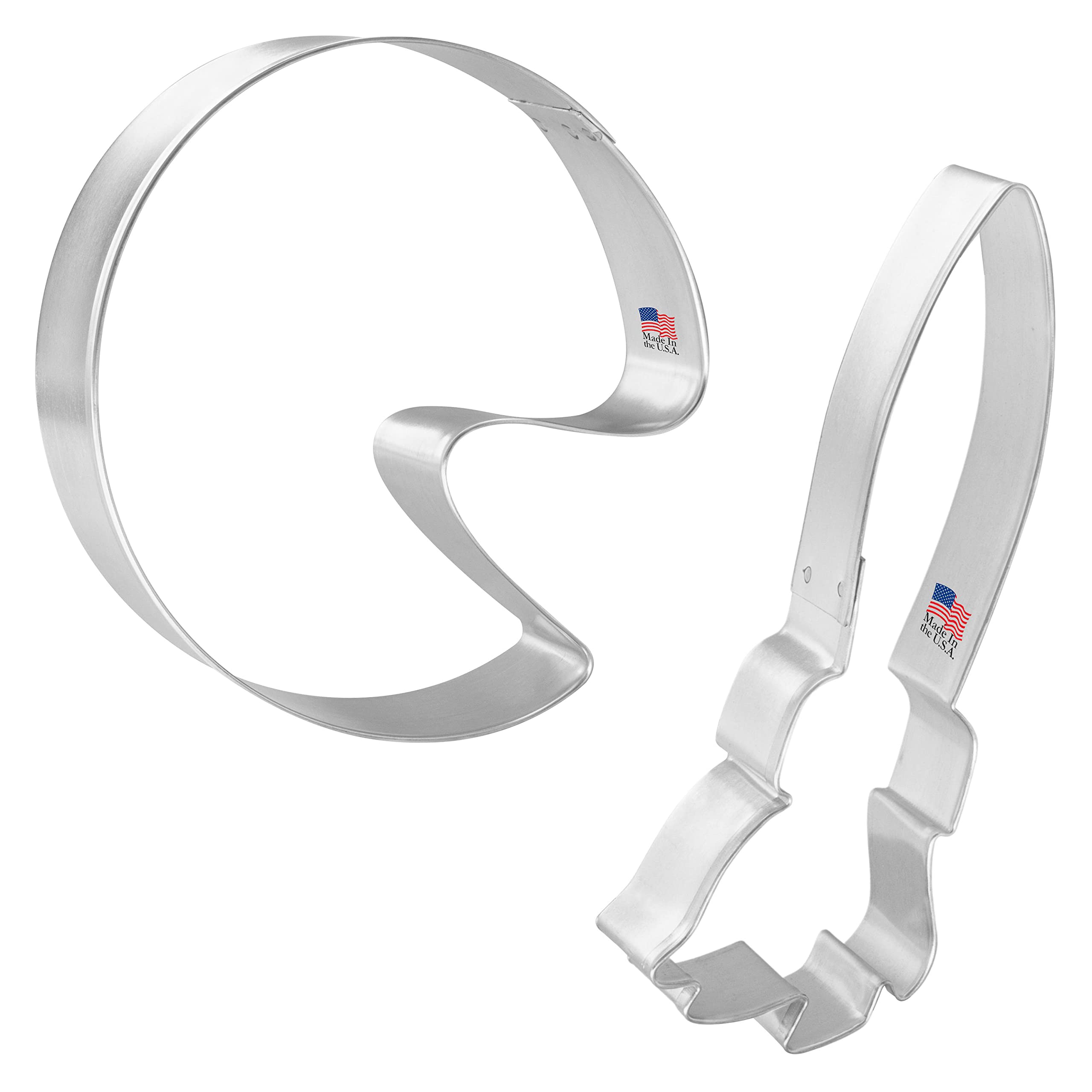 Love To Paint Cookie Cutter 2 Pc Set β Artist Palette, Paint Brush Cookie Cutters Hand Made in the USA from Tin Plated Steel