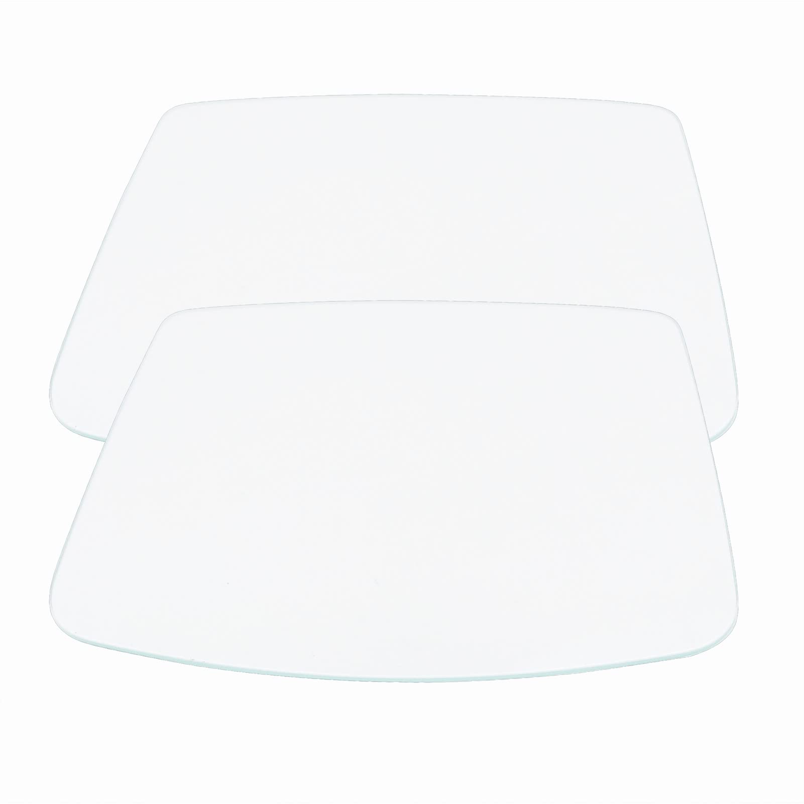 New for GBA Protective Clear Glass Screen Pack 2 Replacement, Compatible with for Nintendo GameBoy Advance Handheld Console, High Transmittance LCD Display Panel Mirror Surface Protector
