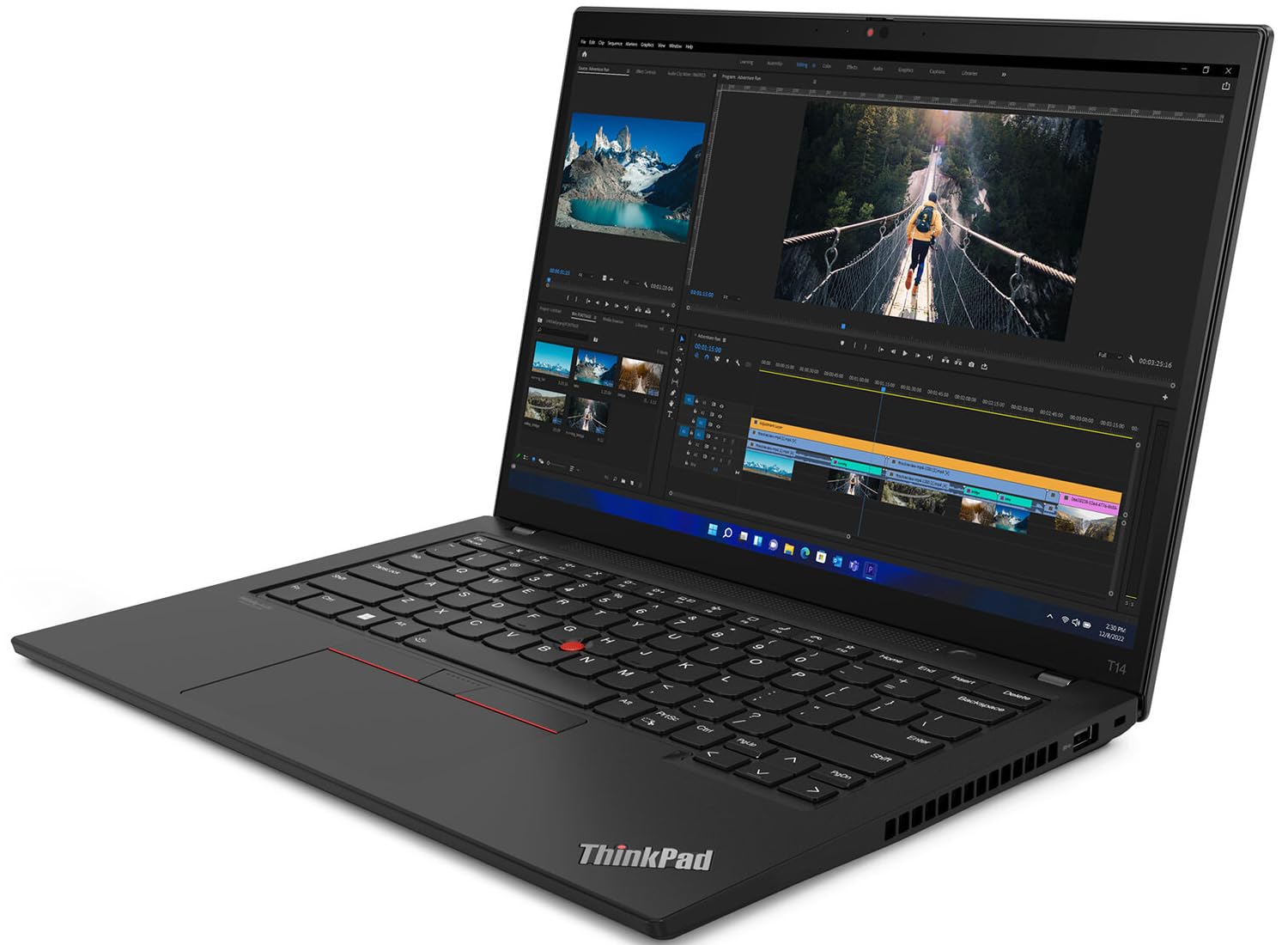 Lenovo ThinkPad T14 Business Laptop 14.0" IPS Full HD Display (Intel 11th Gen 4-Core i5-1135U, 16GB RAM, 1TB SSD, Backlit KYB, Fingerprint Reader, WiFi 6E, Win11Pro) w/Dockztorm Hub