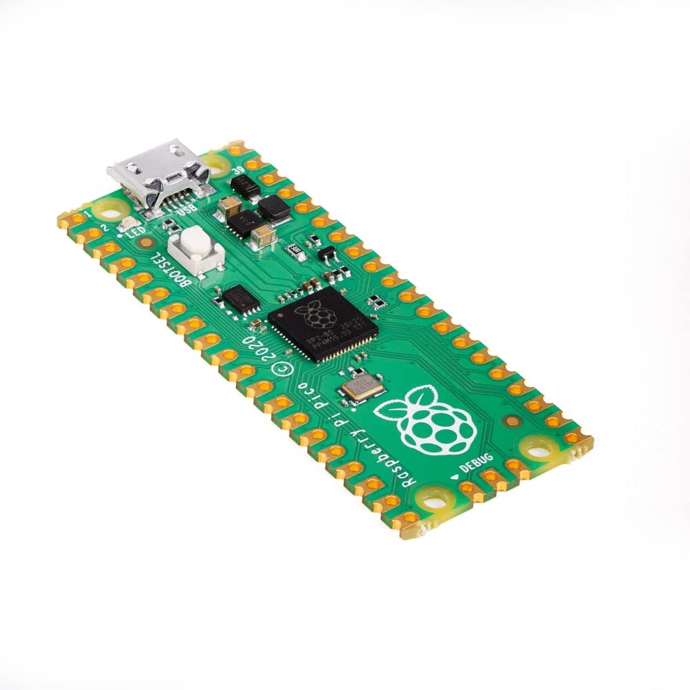 Raspberry Pi Pico Microcontroller Development Board RP2040 with Pin Header (2Pack)