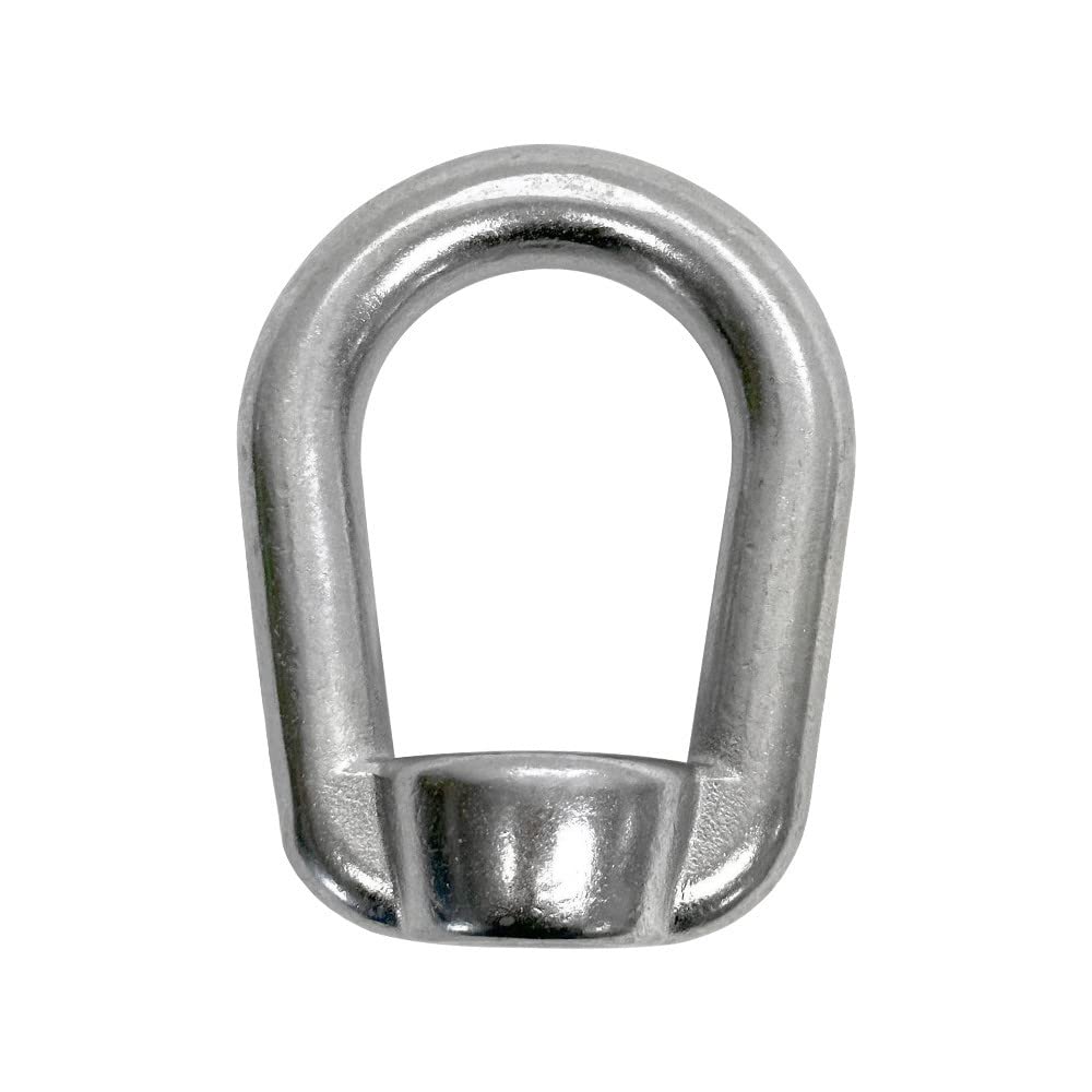 Prolinemax 4 Pc SS-316 Eye NUT 5/8" UNC Tap Thread Stainless Steel Marine Boat 3,400-lbs