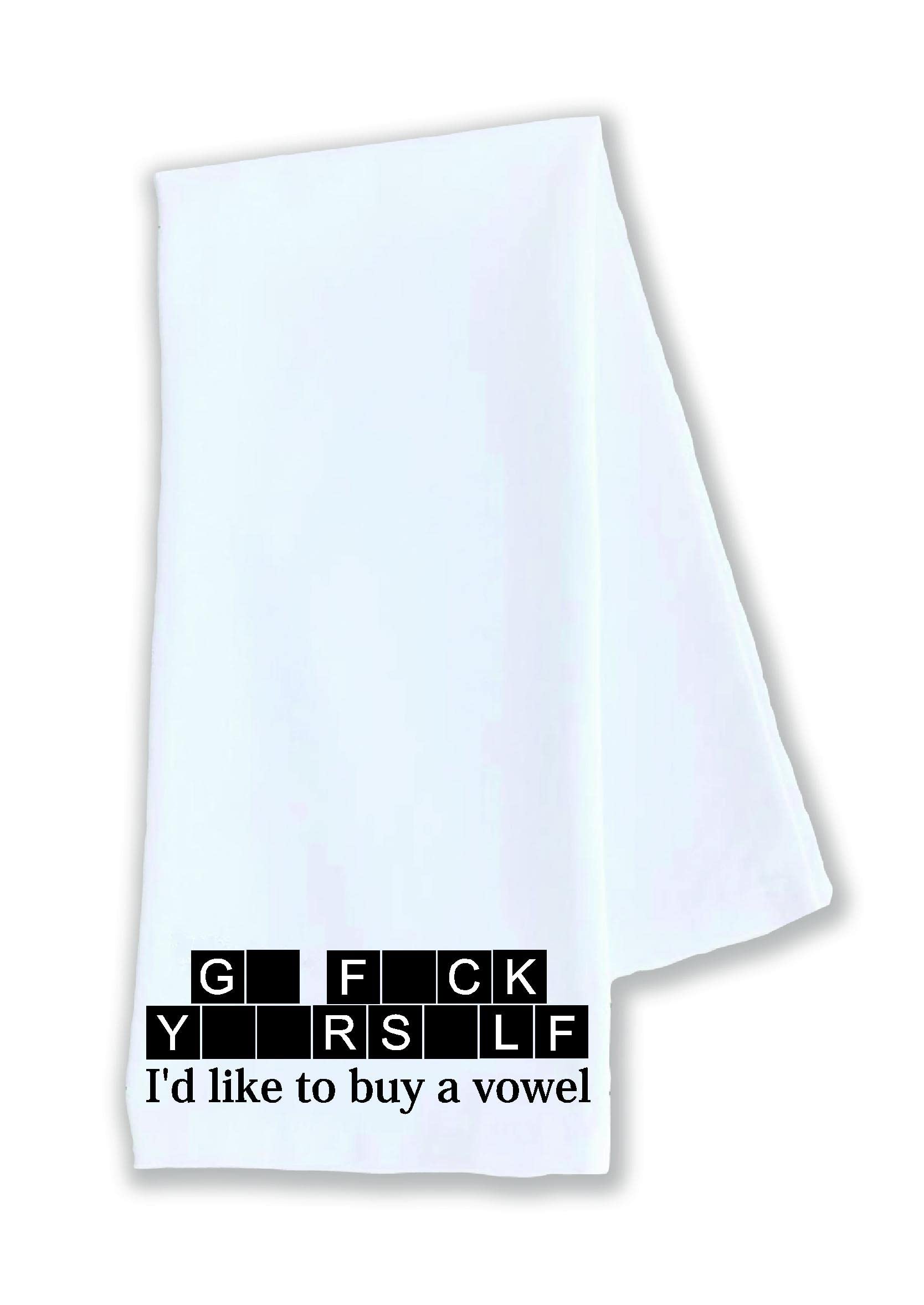 Kitchen dish towel I'd like to buy a vowel animal pet funny cute Kitchen Decor drying clothβ¦100% COTTON