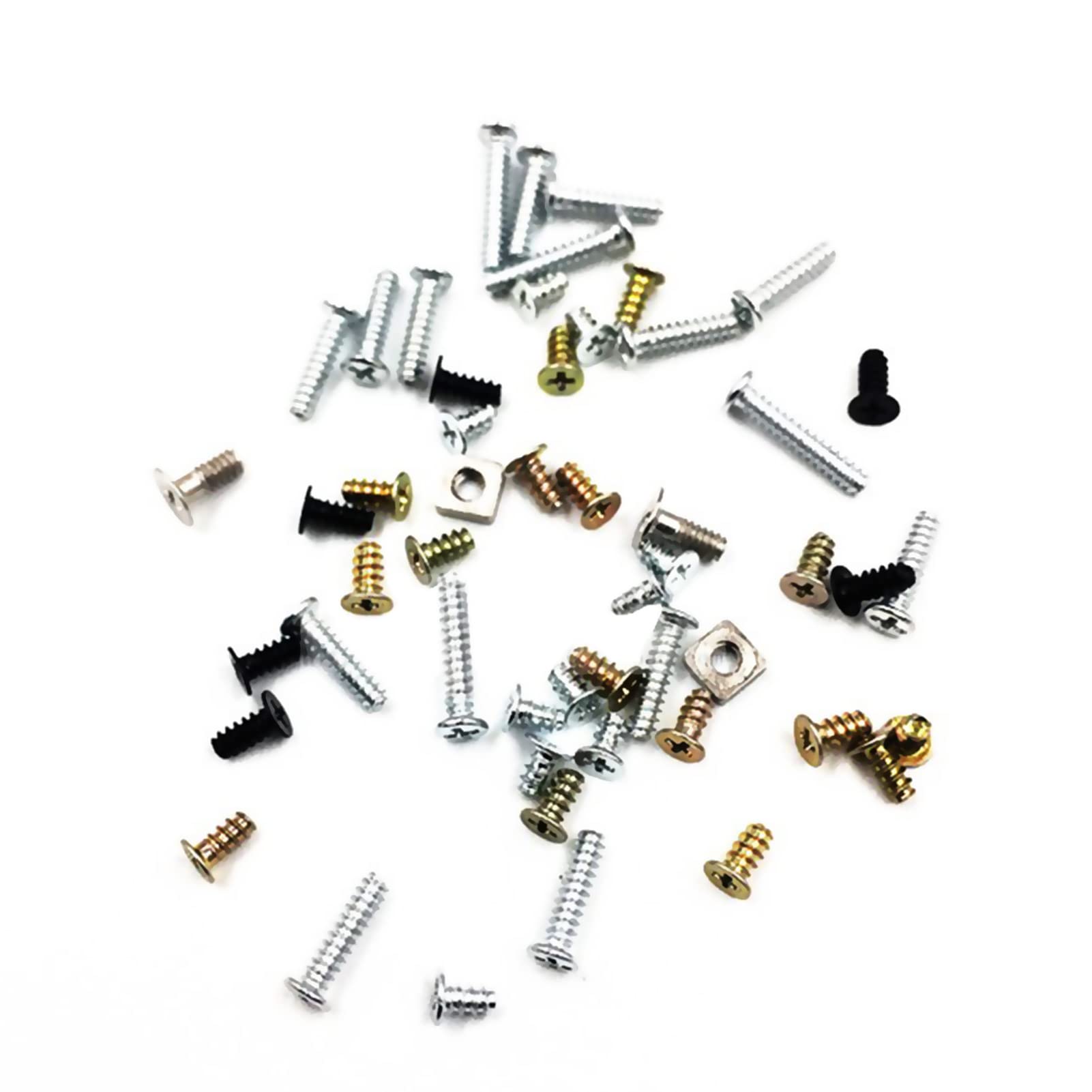 New New3DSXL Screws Full Set Replacement, for Nintendo New3DS New 3DS XL/LL Handheld Game Console, Shell Case & Motherboard Fixing Philip's Head Screw and Nuts Complete Repair Spare Parts