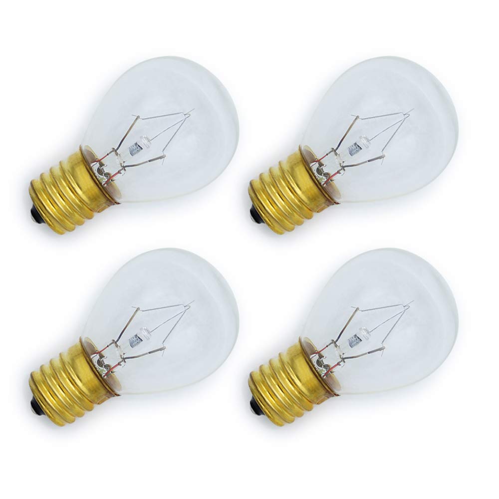 lumenivo Lava Lamp Light Bulb 130v 25w Bulb Replaces 120V 25 Watt S11 Light Bulbs β 14.5β Lava Lamps, Bubble Light & Glitter Lamps β 25 Watt Intermediate E17 Base Bulb - Appliance Bulb β 4 Pack