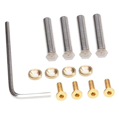 Ronyme 12Pcs Desktop Computer Cooling Fan Screws Nuts, Fixing Accessory Fasteners Long Screws