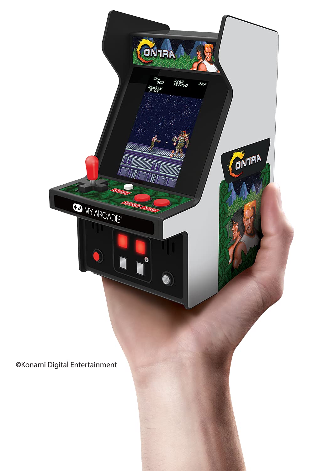 My Arcade Contra Micro Player (DGUNL-3280) and Pac-Man Micro Player Mini Arcade Machines